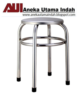 Aneka Utama Indah: STOOL / BANGKU STAINLESS STEEL DAPAT DITUMPUK