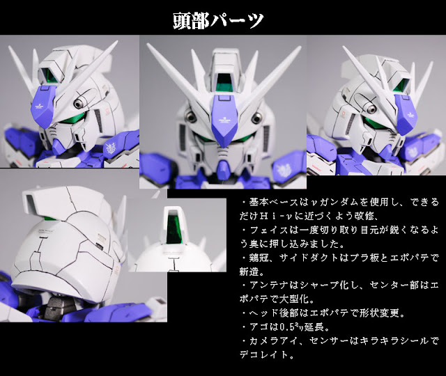 GUNDAM GUY: SD RX-93-v2 Hi-v Gundam - Custom Build