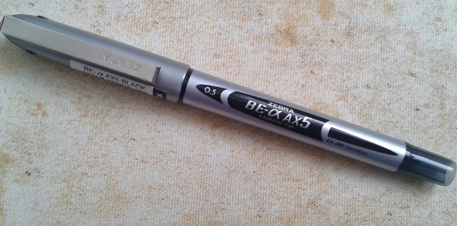 Pen Collection geekery: Zebra BE- a AX5 Arrow Tip Rollerball
