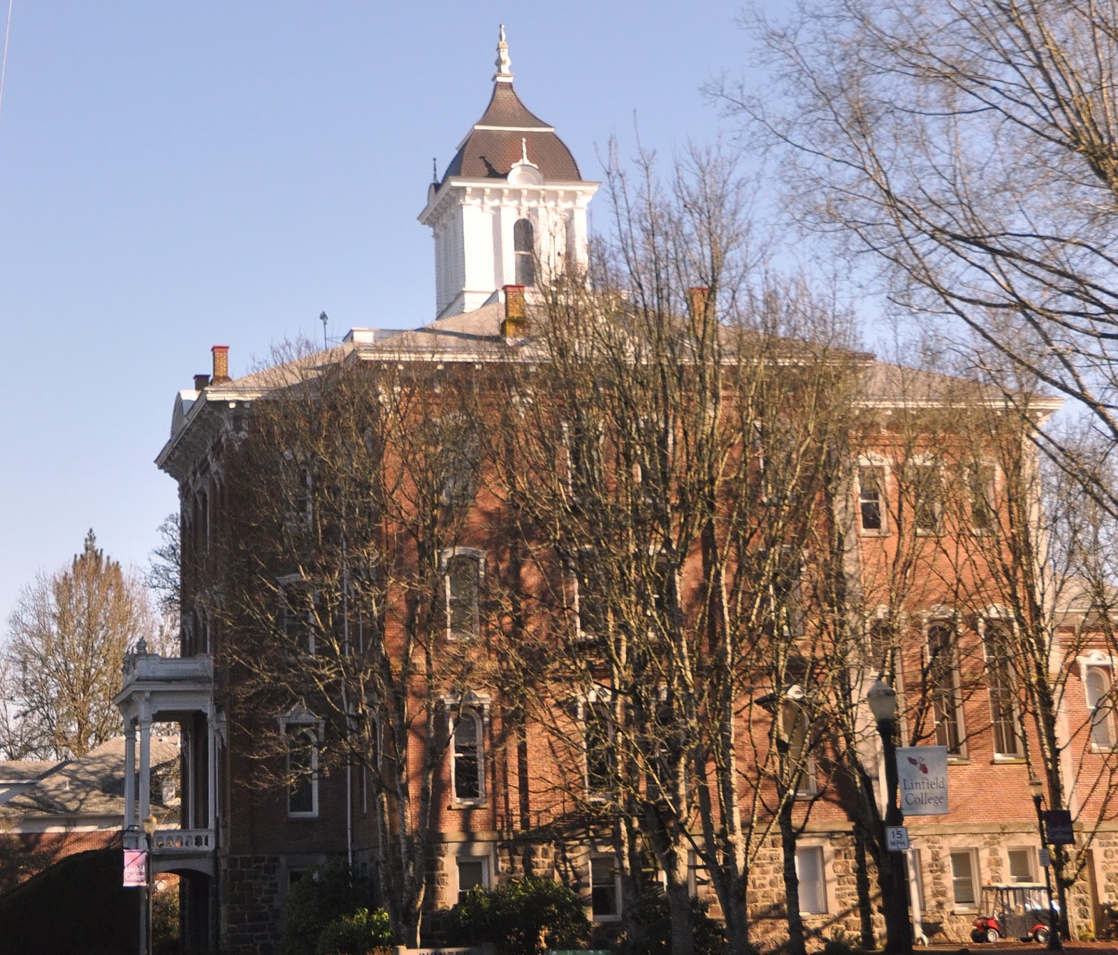 W I L D C A T V I L L E: Pioneer Hall, oldest building on Linfield ...