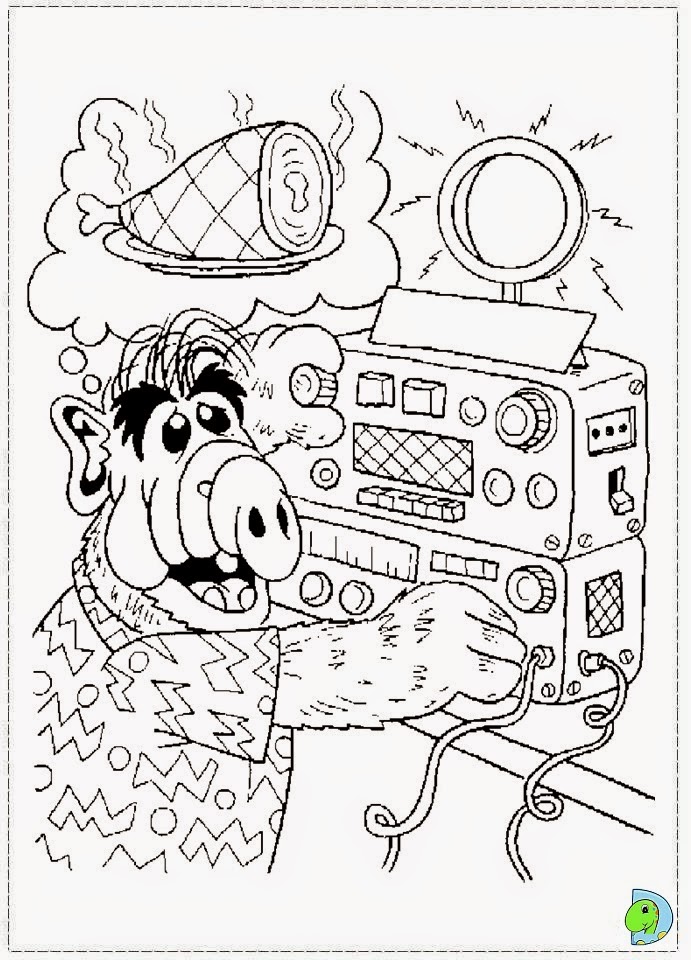 Dinokids - Desenhos para colorir: Desenhos do Alf para colorir