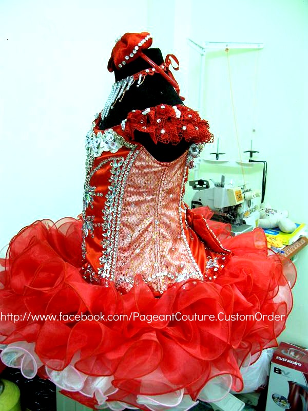 PAGEANT CUPCAKE DRESS from PAGEANT COUTURE: GLITZ DRESS N1 - MADE TO ORDER