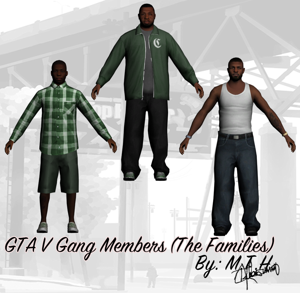 GTA V Gang Members The Families MTH GTA MODS TUTORIALS gta-v-gang-members-the-families-mth-gta-mods-tutorials
