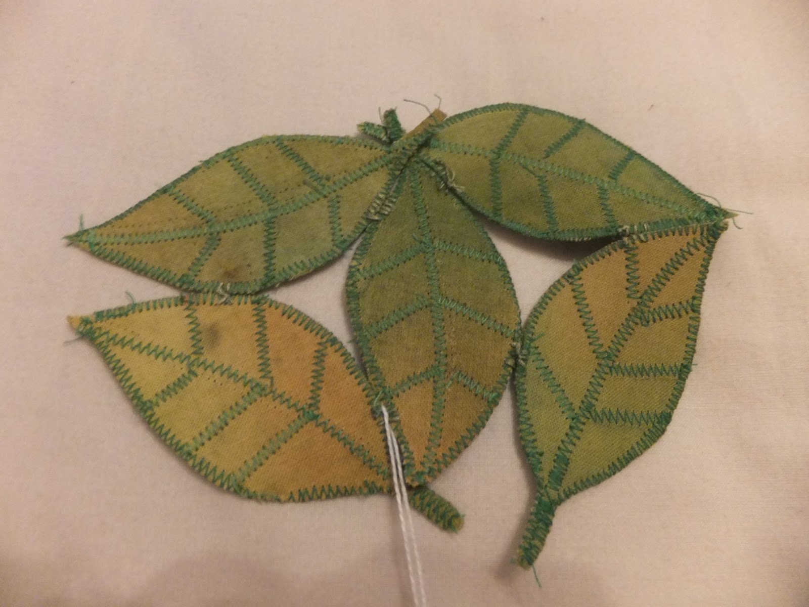 MAISIE DANIELS: Fabric Leaves