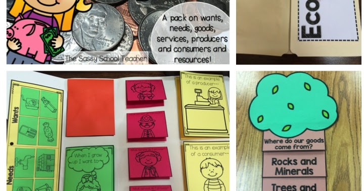 The Sassy School Teacher: Teaching Economics on First Grade!