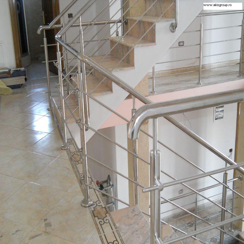 scari metalice: BALUSTRADE INOX