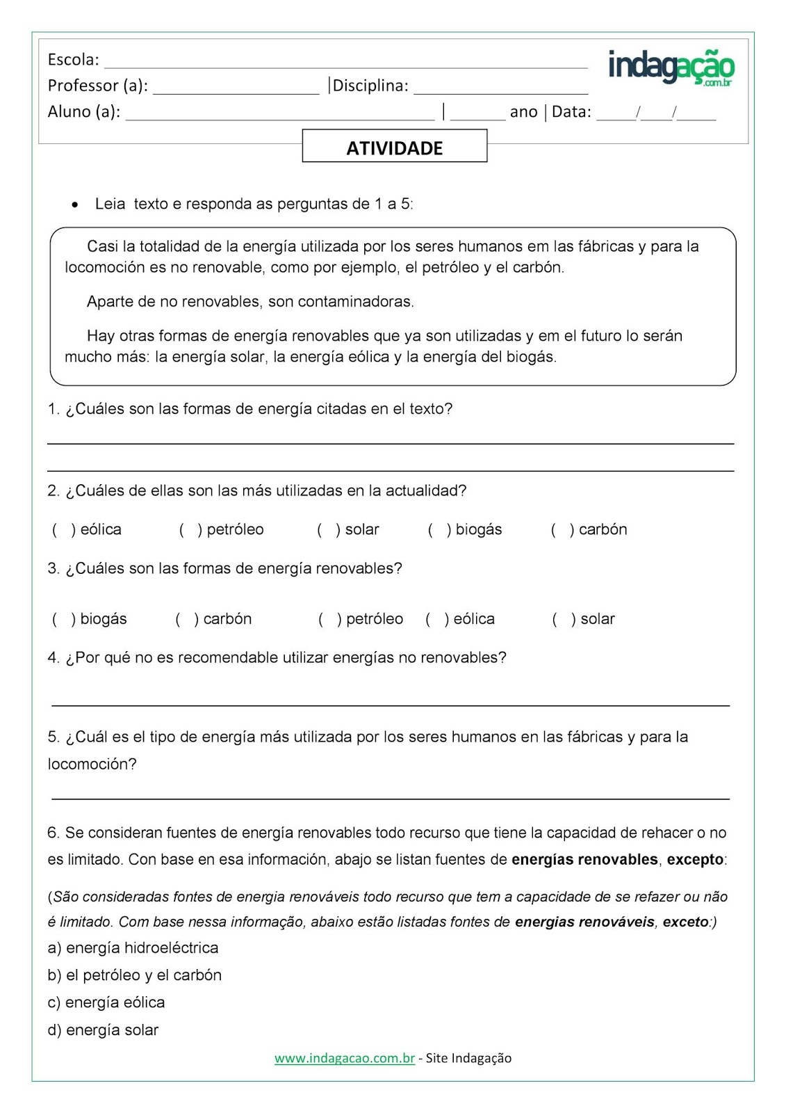 Tipos De Energia Todas Explicadas De Forma Sencilla