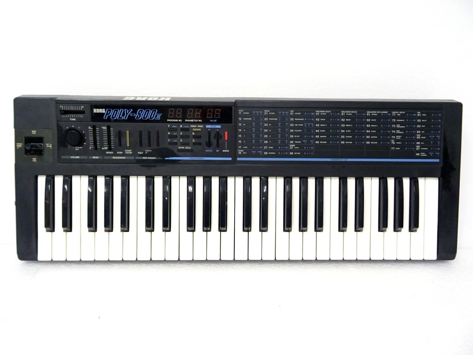 MATRIXSYNTH: Korg POLY-800 MKII Vintage Analog Synthesizer w/ Original ...