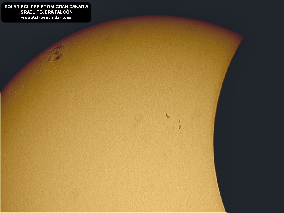 Imágenes del Eclipse Solar de hoy domingo