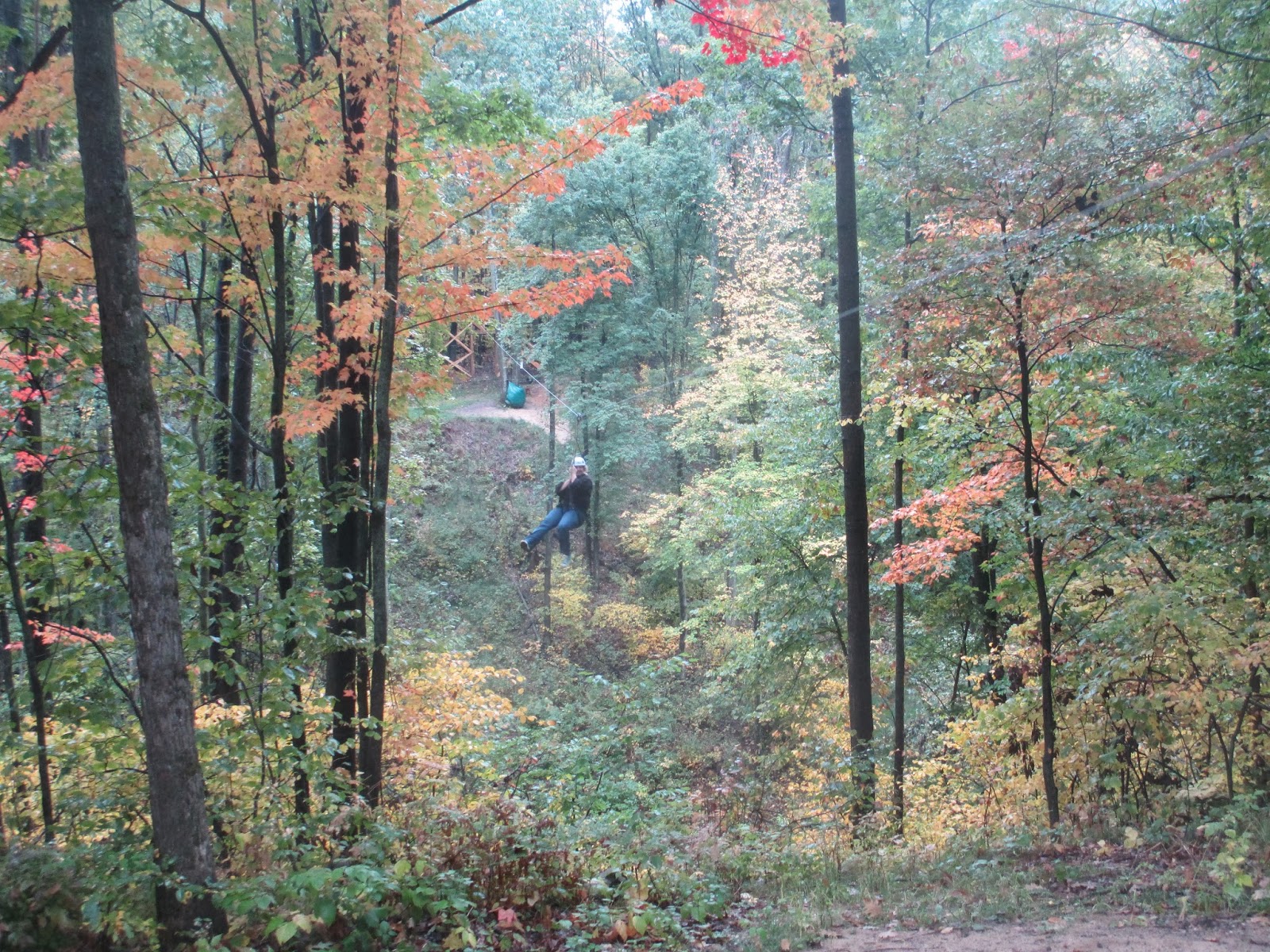 Ziplining Across the USA: Saturday October 5 Snow Snake Resort Zipline