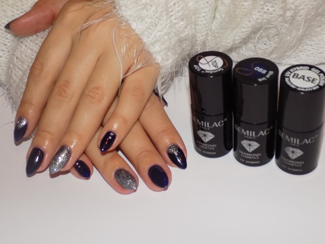 Semilac Blue Ink 088 | @MadziaWas