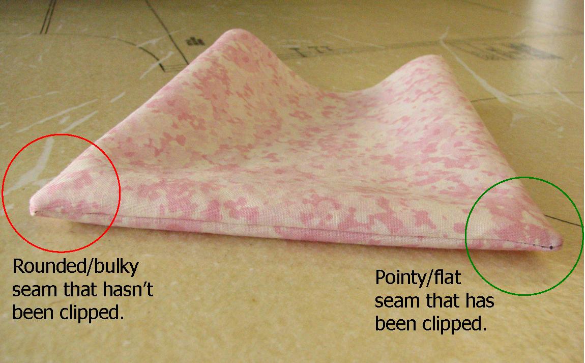 Ms. Elaineous Teaches Sewing: Learn to Sew: Clipping Corners