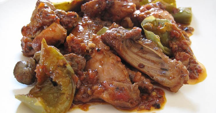 CONEJO FRITO CON TOMATE Y ÑORAS - LOS DOMINGOS COCINO YO