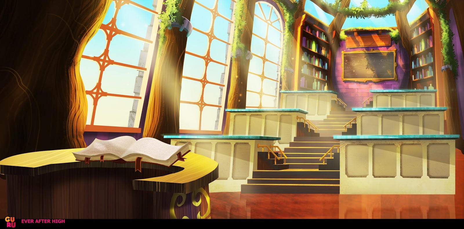 The Last Ticket to Mars: Ever After High concept art, location design ...