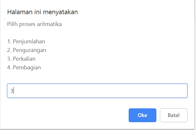 Struktur Kontrol Percabangan dalam JavaScript