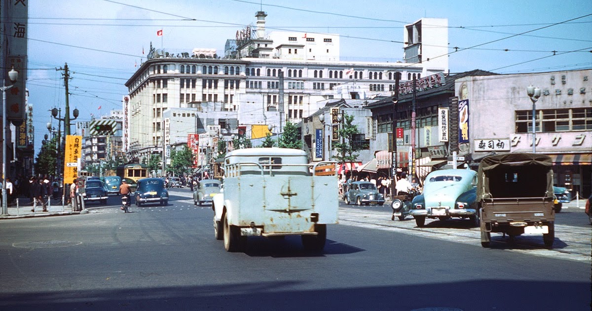 GORILLAS DON'T BLOG: The Ginza, Tokyo - 1950's