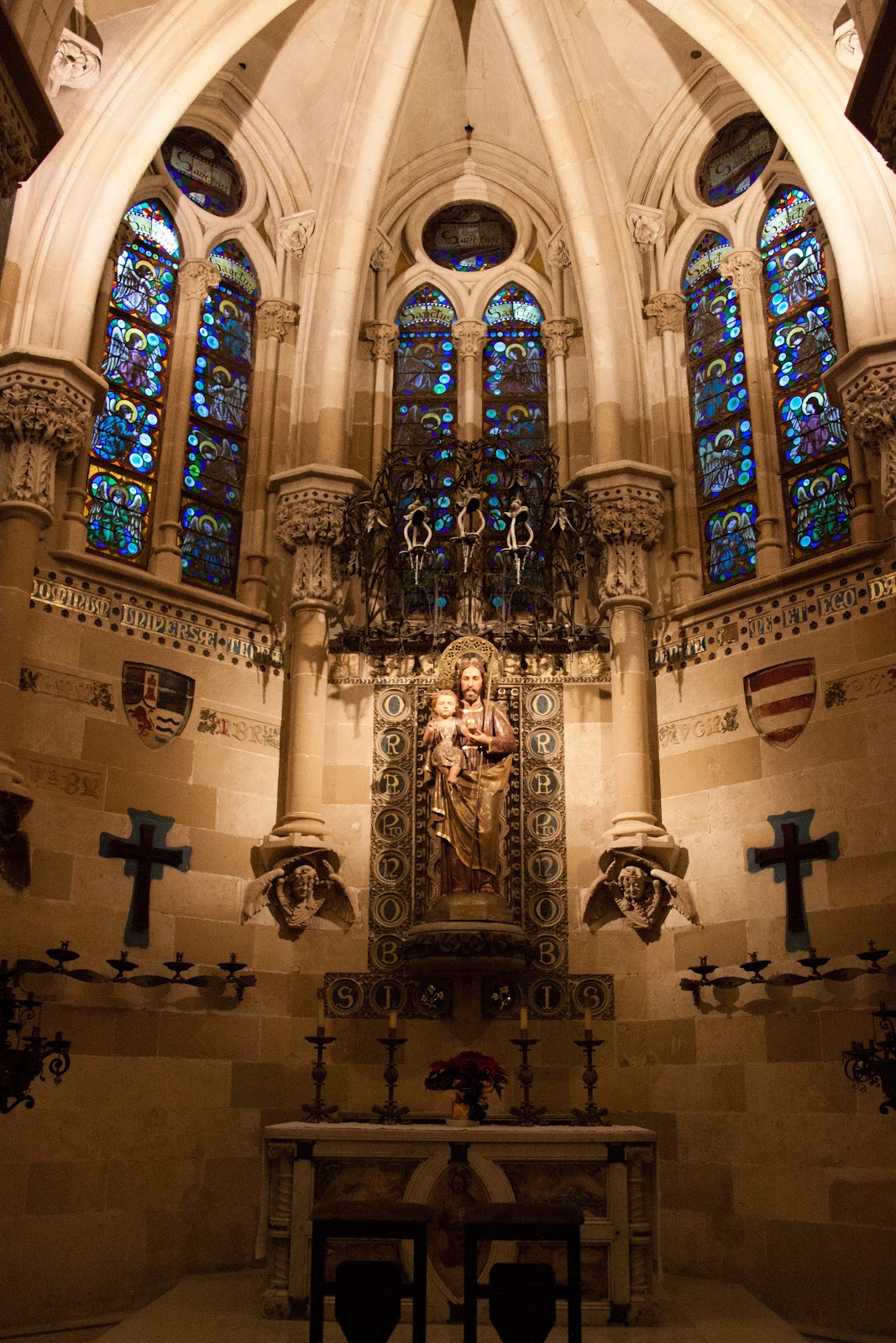 Peach and Thistle: Barcelona: The Crypt of La Sagrada Familia
