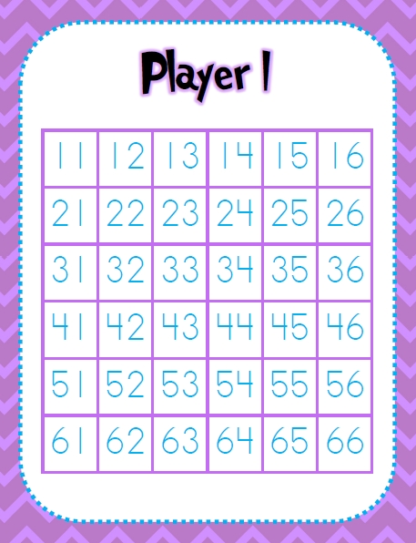 First Grade Garden: Dice in Dice Place Value BINGO {Math Freebie}