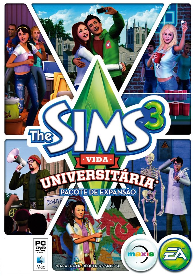 Download Completo: The Sims 3 Vida Universitária | Mundo The Sims