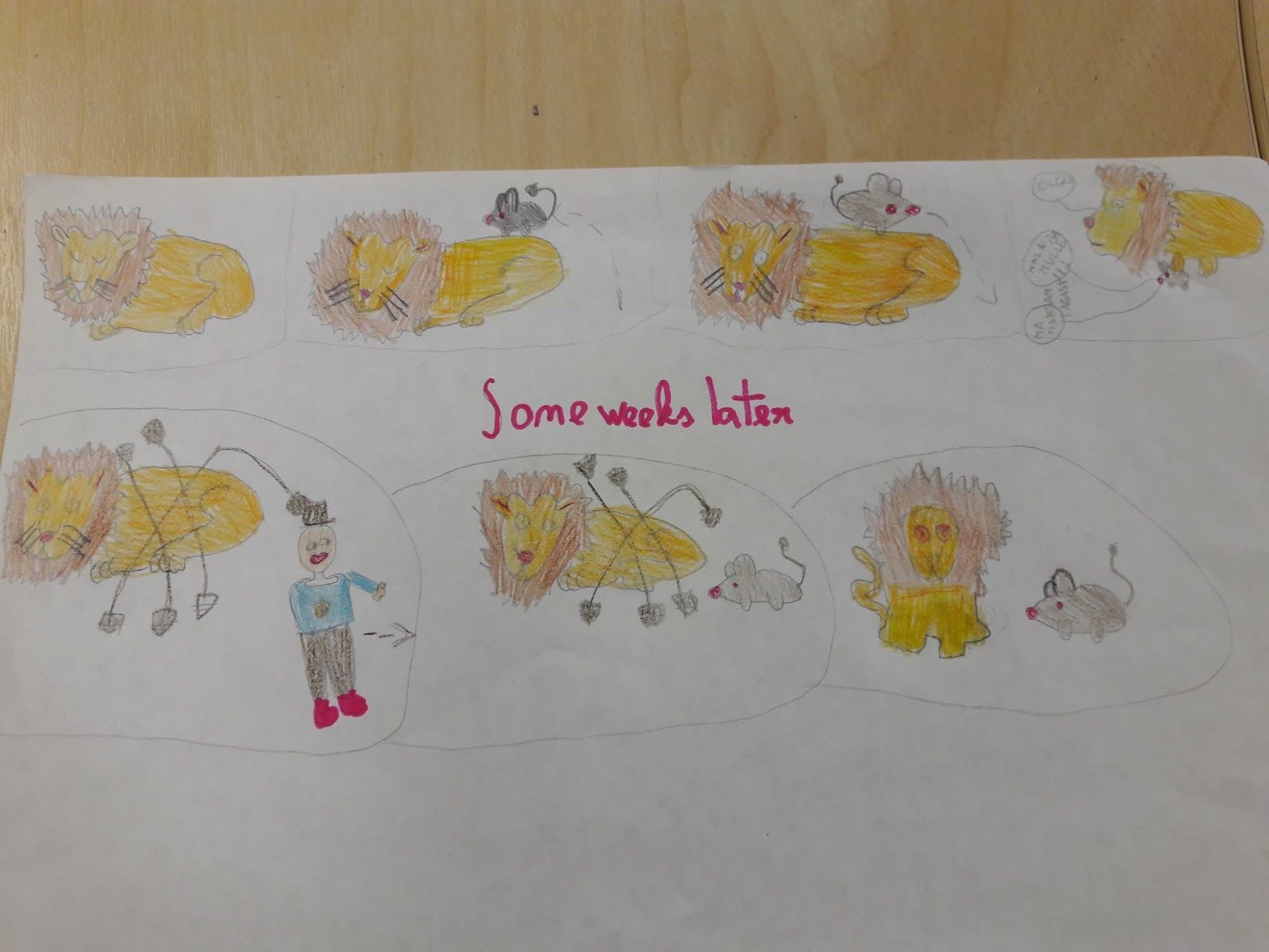 ENGLISH IS EASY! ENGLISH IS OK!: Comics from the year 4 students