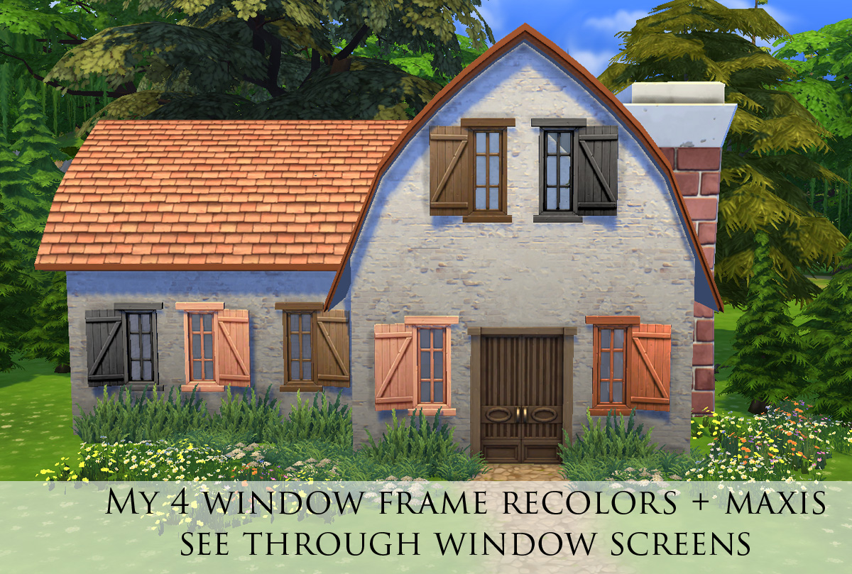 TS4: Medieval Window Recolors | History Lover's Sims Blog