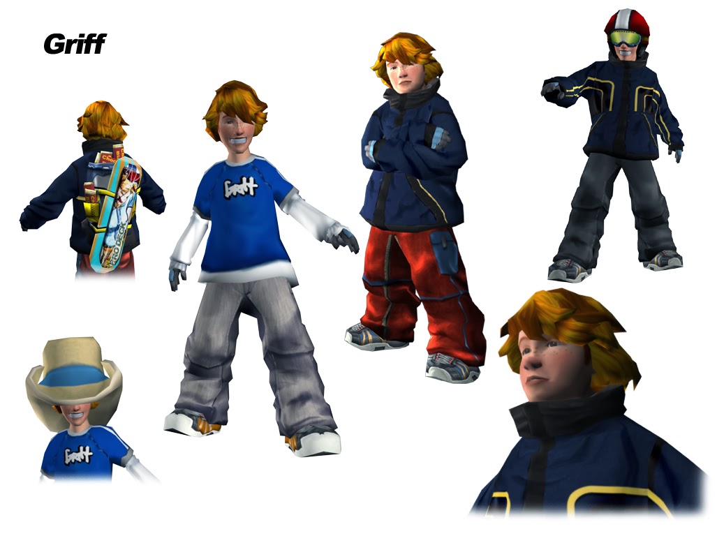 Jeff Timothy: SSX3 Models, Griff.