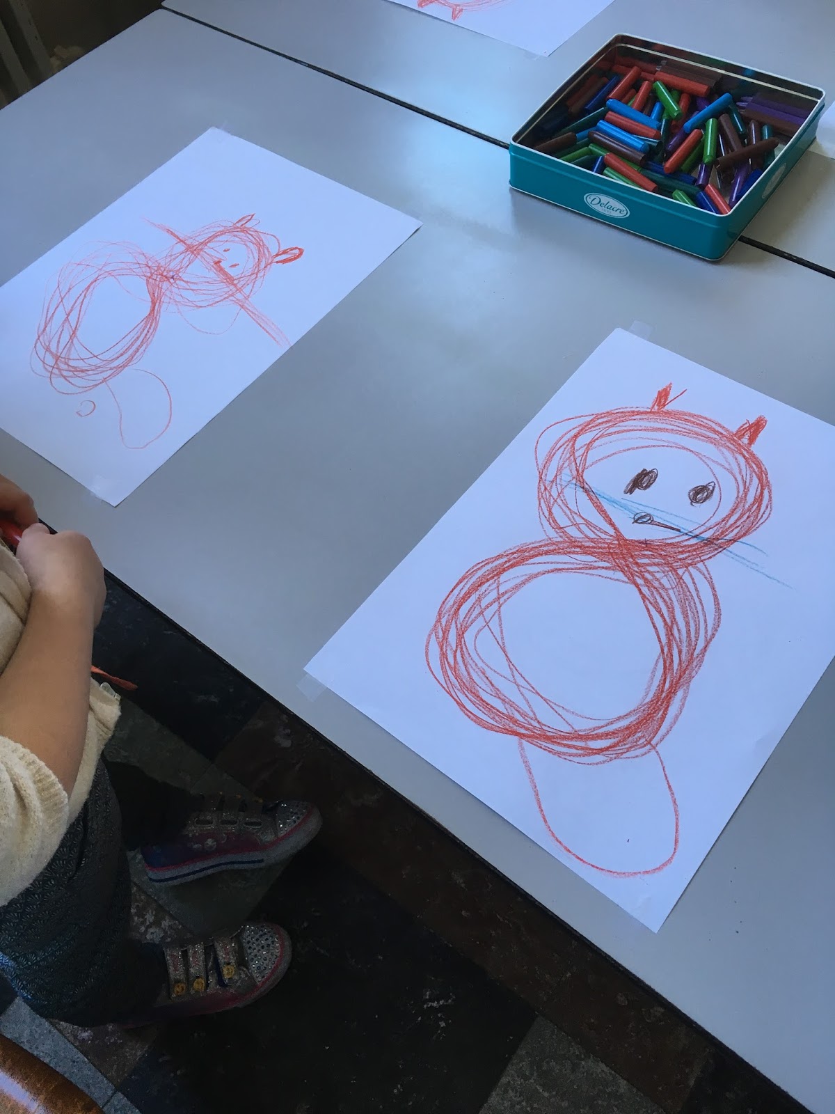 Juf Katrien: Oefenen : liggende en staande acht