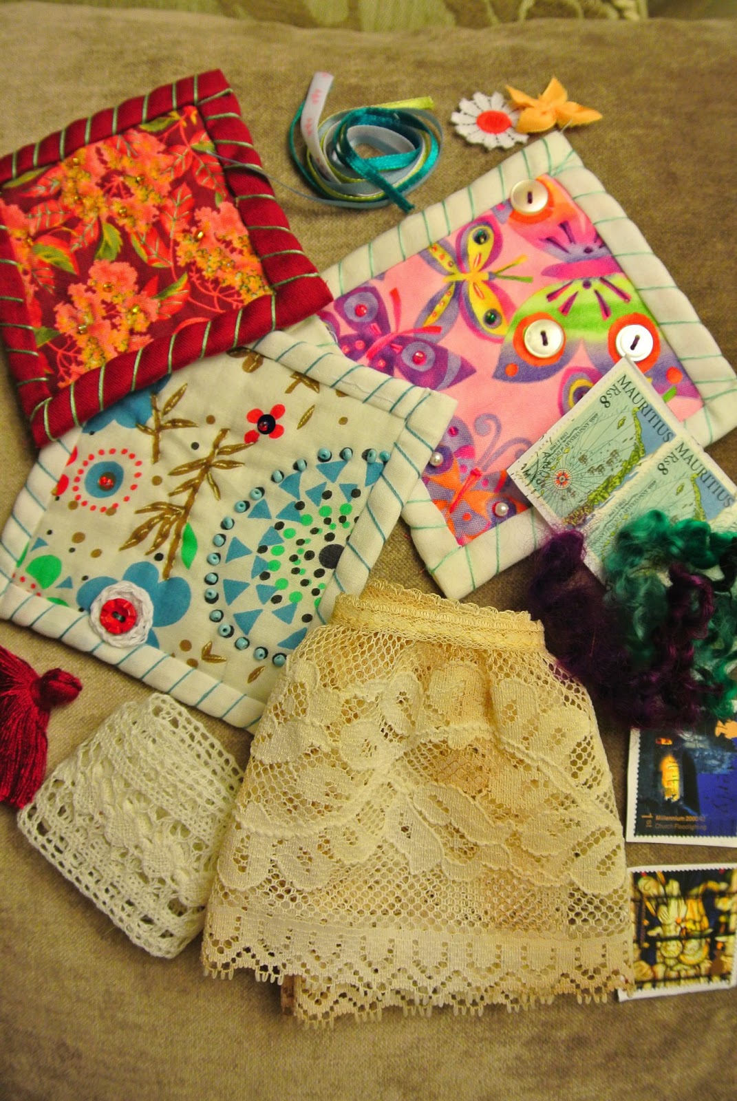 MummySew: Teesha Moore Patch Swap - Part 2