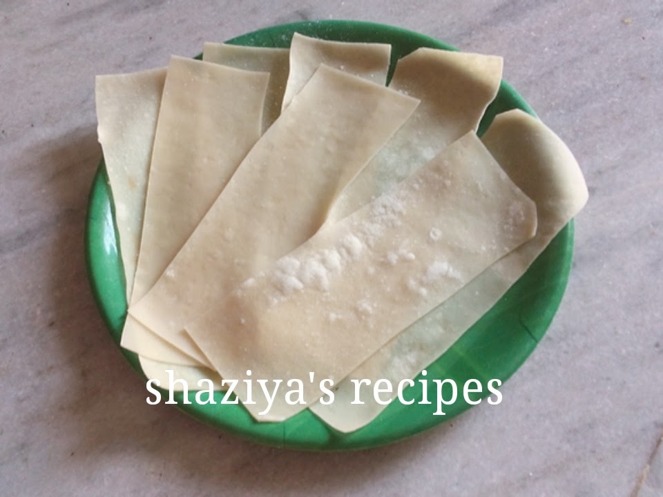 shaziya'srecipes: HOMEMADE SAMOSA PATTI/SAMOSA SHEET RECIPE