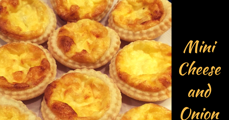 Mini Cheese and Onion Quiches