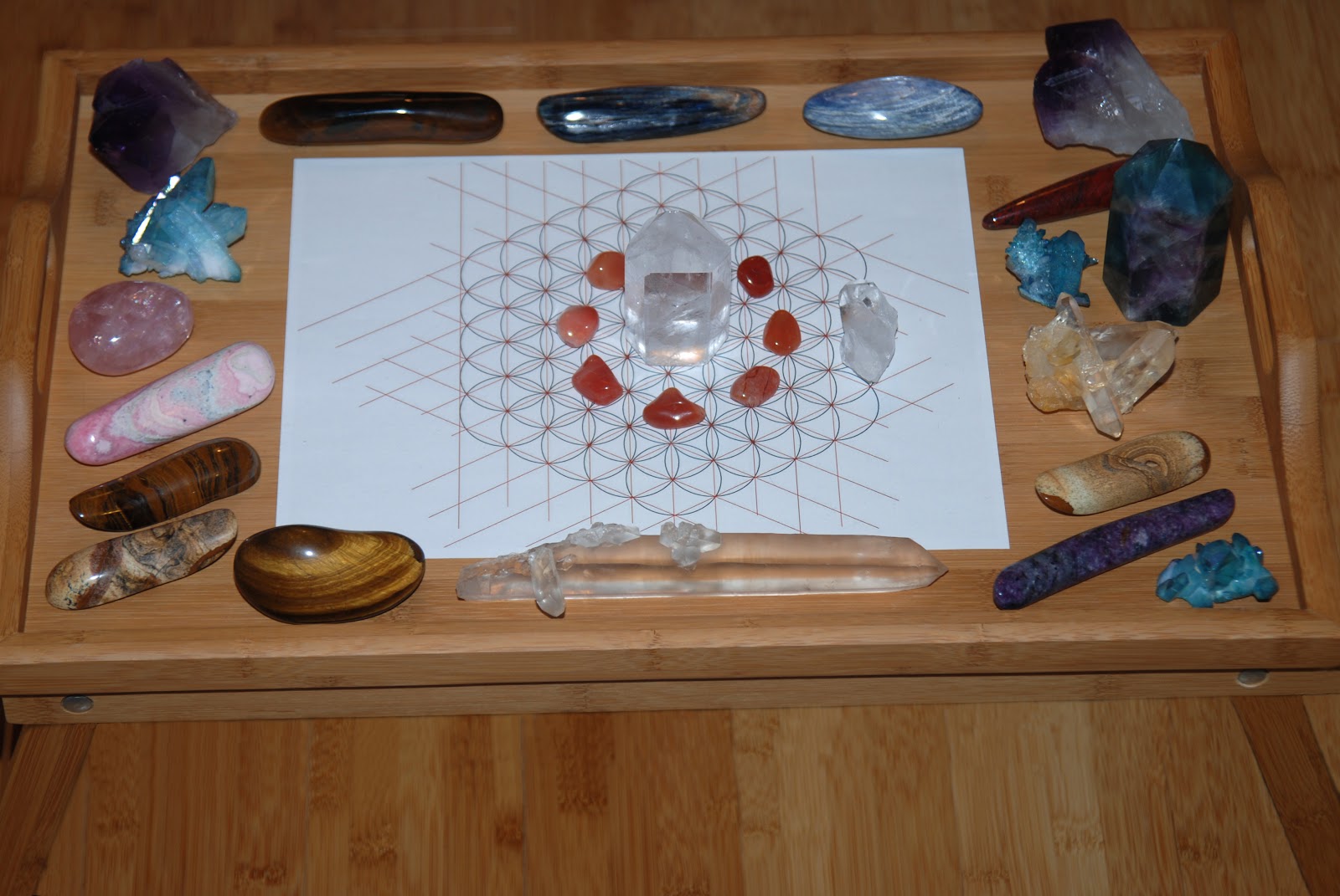 Reiki, Spirituality, and Crystal Healing: Crystal Meditation Altar