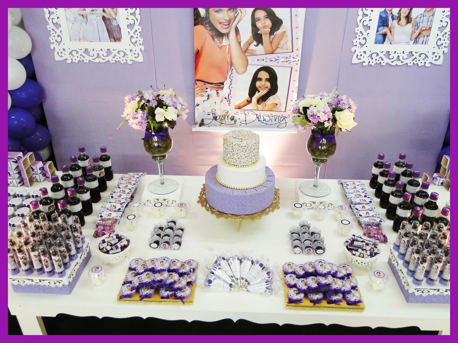 Festejar Ateliê de Festas e Lembrancinhas: Violetta para Laura Dewing