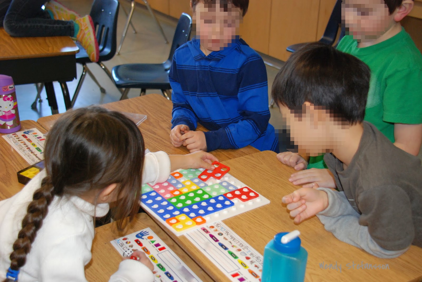 Learning Out Loud: race to 100 using Numicon shapes....