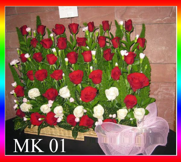 TOKO BUNGA CIKINIFLORIST - JAKARTA: Mawar Kombinasi, rangkaian Mawar ...