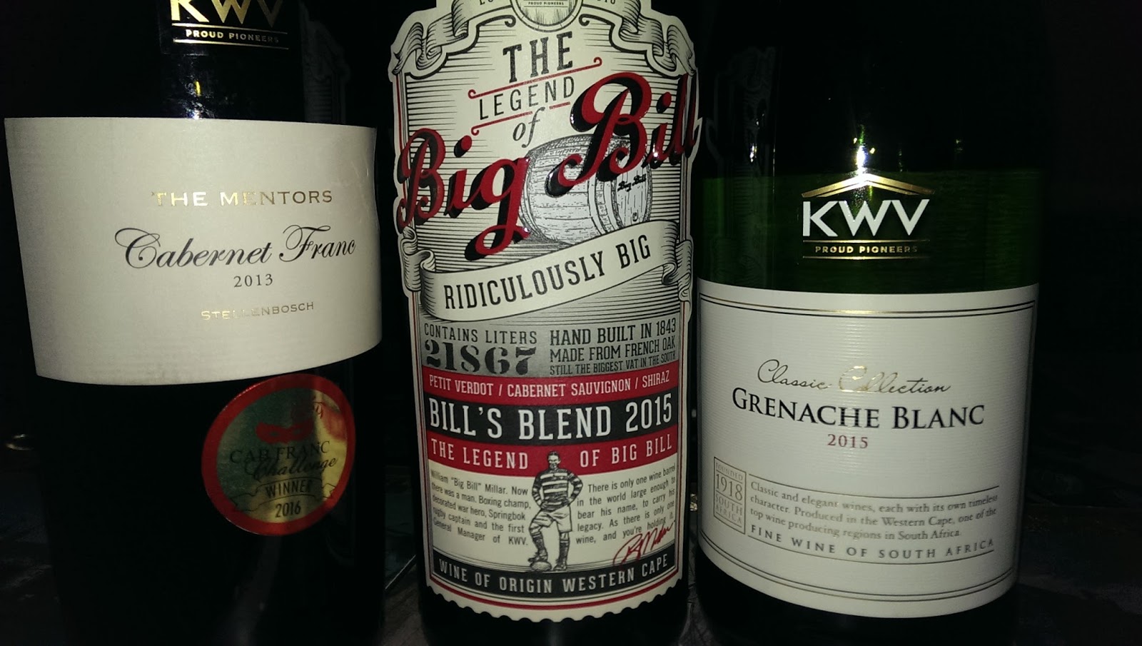 The Cambridge Wine Blogger: Three Wines from KWV