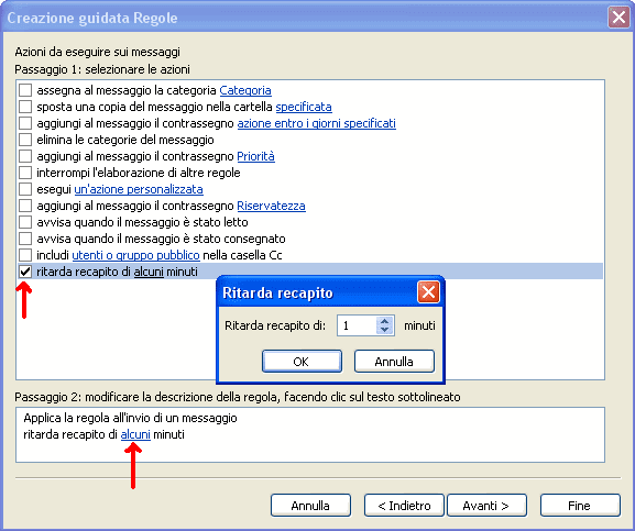 Come ritardare e annullare l'invio delle email con Outlook su Windows ...