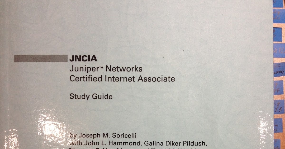 JNCIA-SP Book: JNCIA Study Guide 勘誤訂正