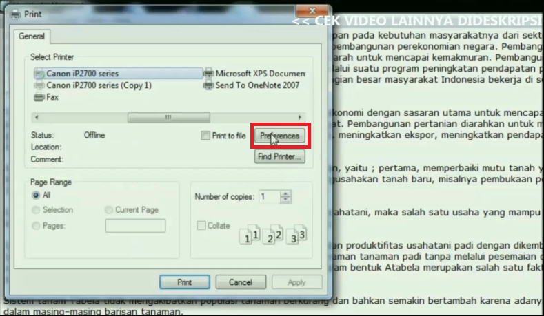 Cara Ngeprint Dokumen di Notepad - Tutorial Microsoft Office