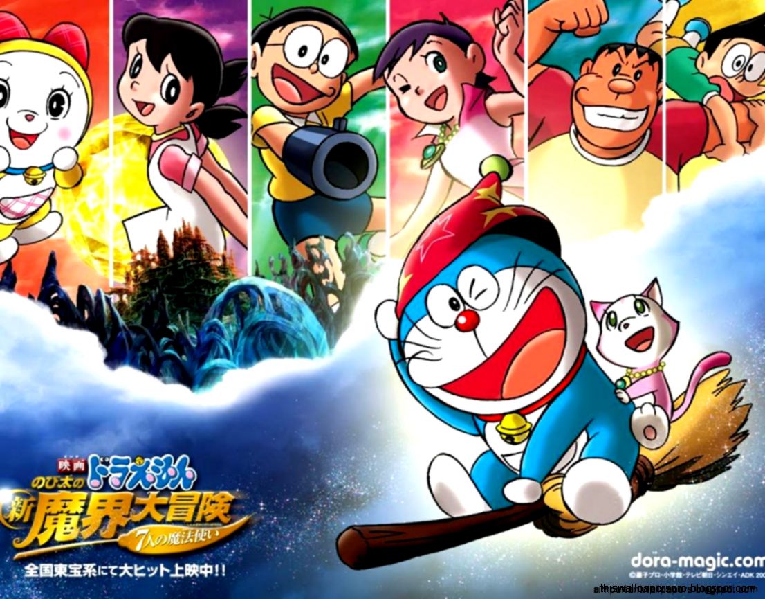 Doraemon Adventures Wallpaper For Desktop Wings | This Wallpapers