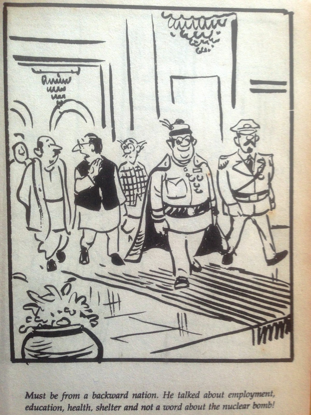 R.K. Laxman's Cartoons: Foreign Dignitaries in India