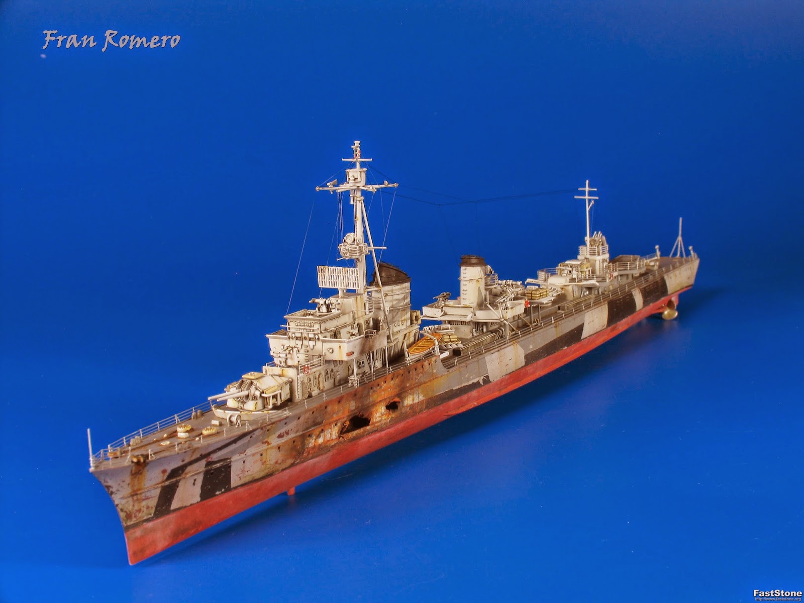Ship Models by Fran Romero: galería final German destroyer Z 39