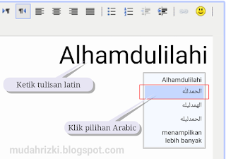 Cara Mudah Tulisan Huruf Latin menjadi Arab di Translate Online - Sulameto
