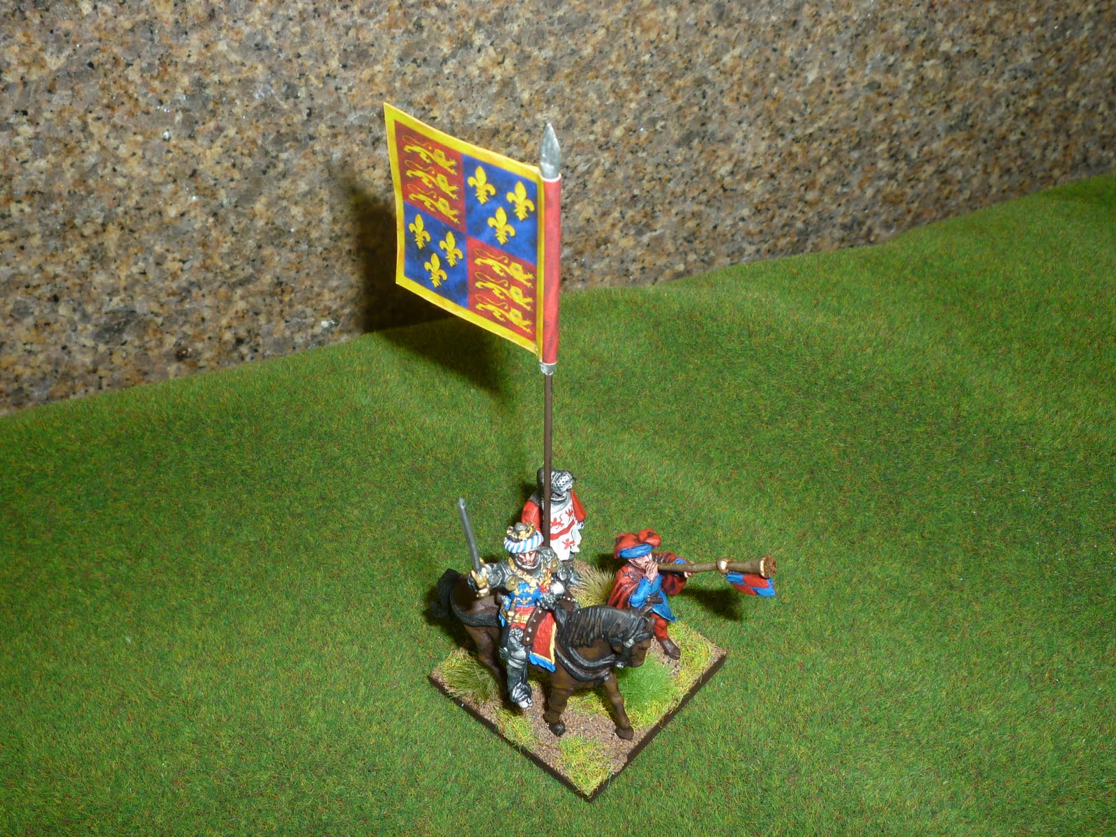 Santa Clarita Wargamer: Painted 28mm Perry Henry V Command Stand
