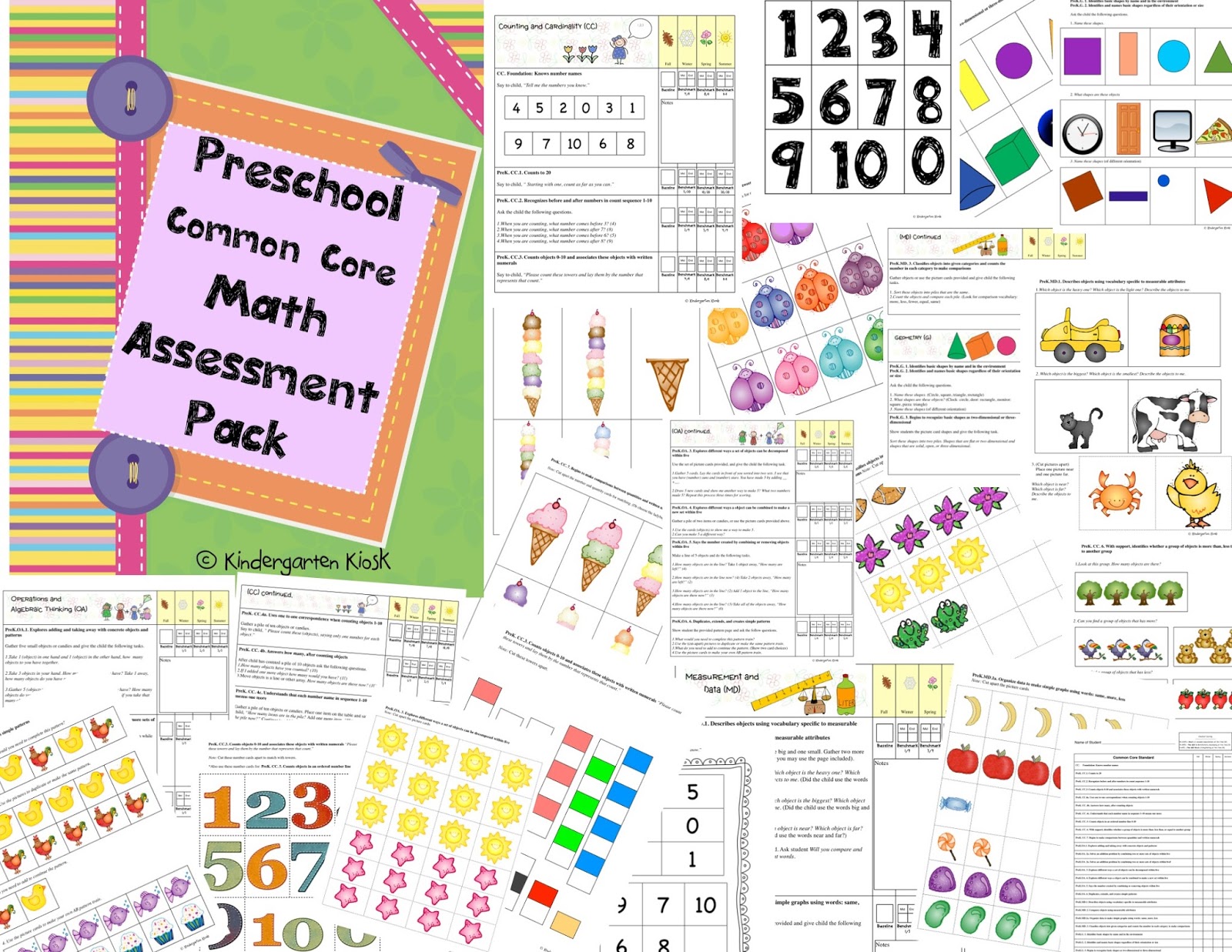 Kindergarten Kiosk: Preschool Common Core Assessments: Preparing ...