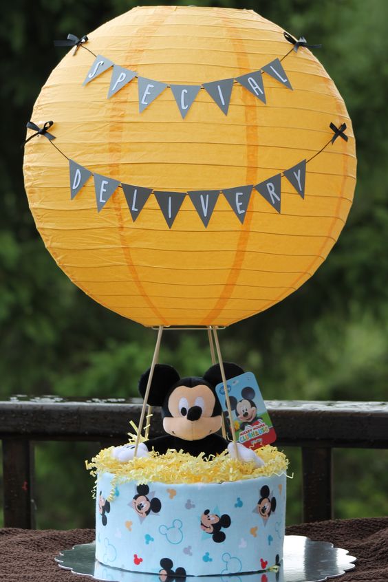 centros-mesa-globos-aerost%C3%A1ticos6.jpg (564×846) | Mickey mouse de ...