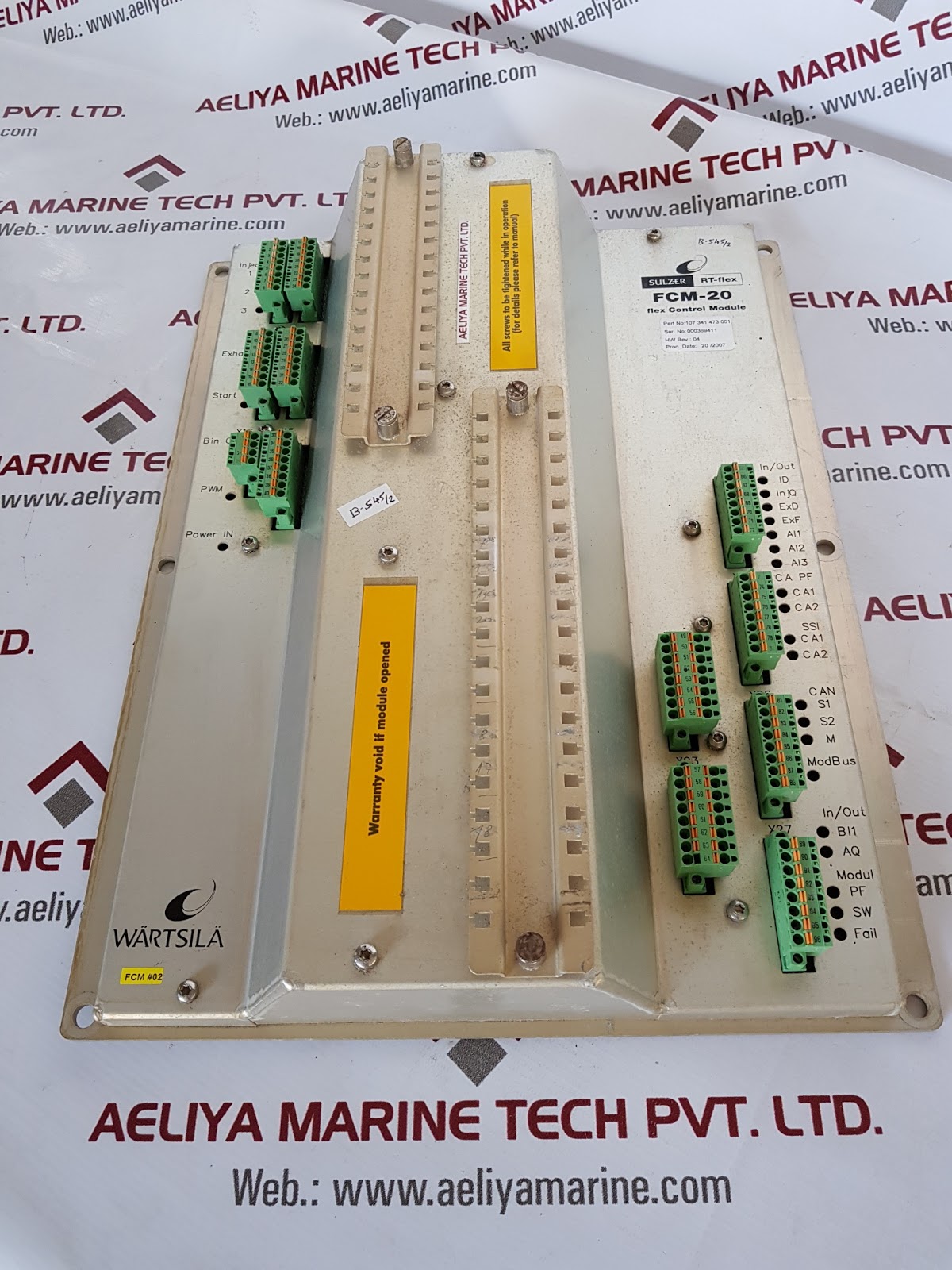 WARTSILA FCM-20 FLEX CONTROL MODULE 107 341 473 001 - Aeliya Marine