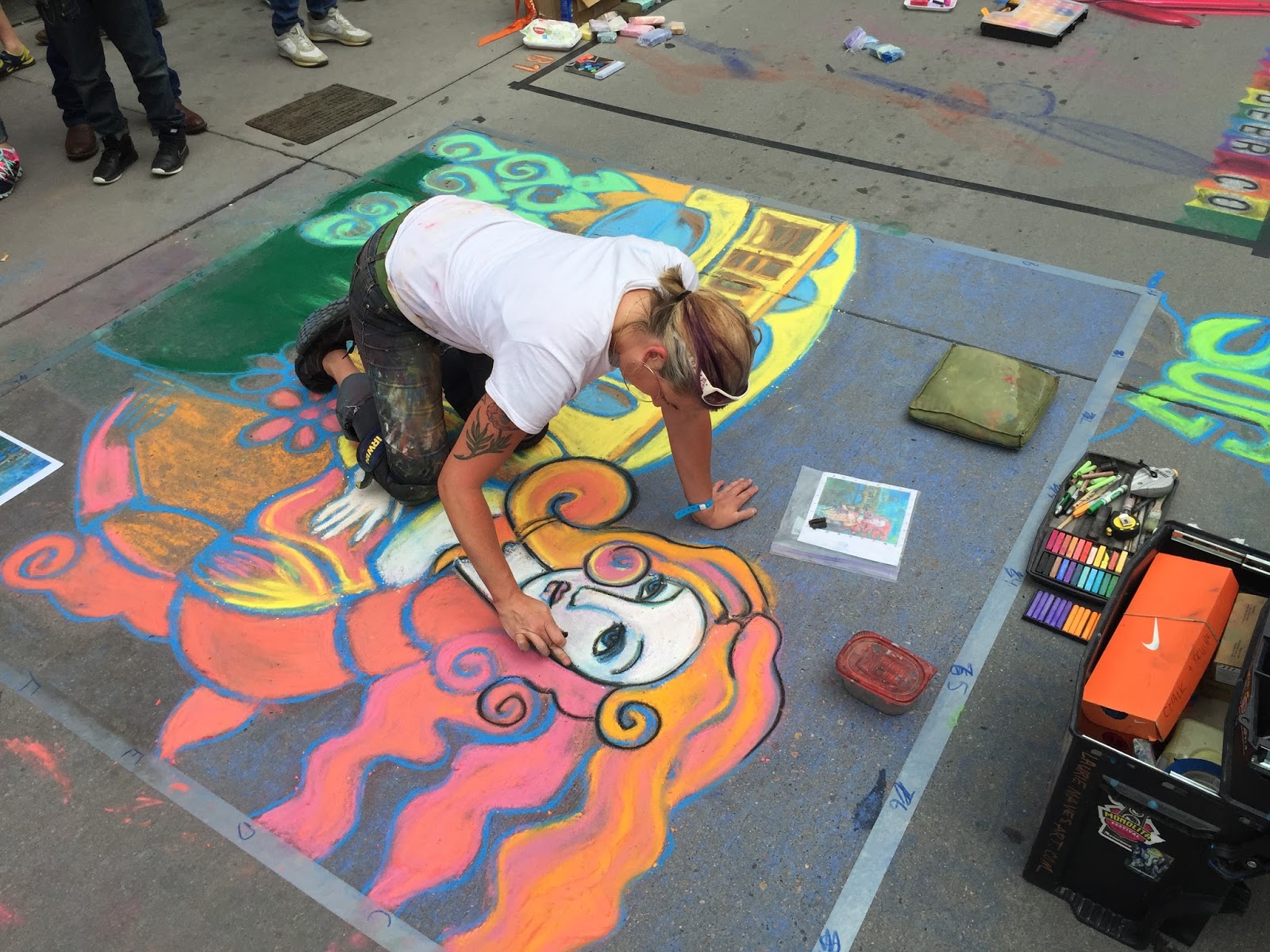 Laurie Maves Artsy Blog: a Venus for the 2015 Denver Chalk Arts Festival