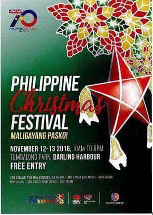 Invitation -Philippine Christmas Festival