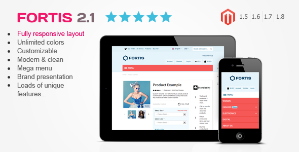 Fortis : Responsive Magento Theme