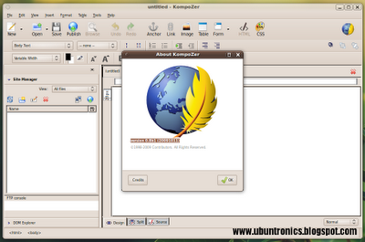 Kompozer html editor - sanyfin